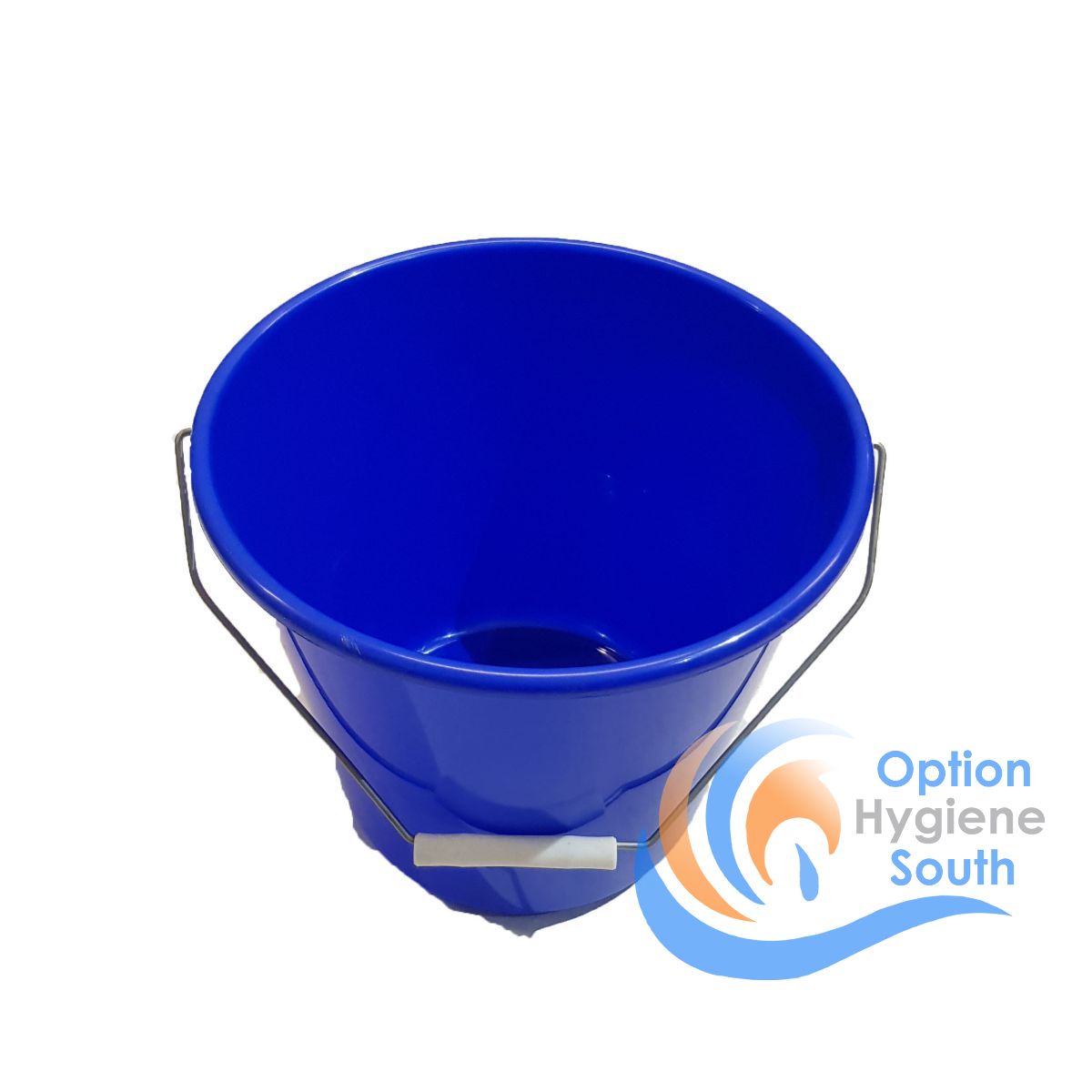 10 litre Standard Plastic Bucket (blue) - Option Hygiene South Ltd