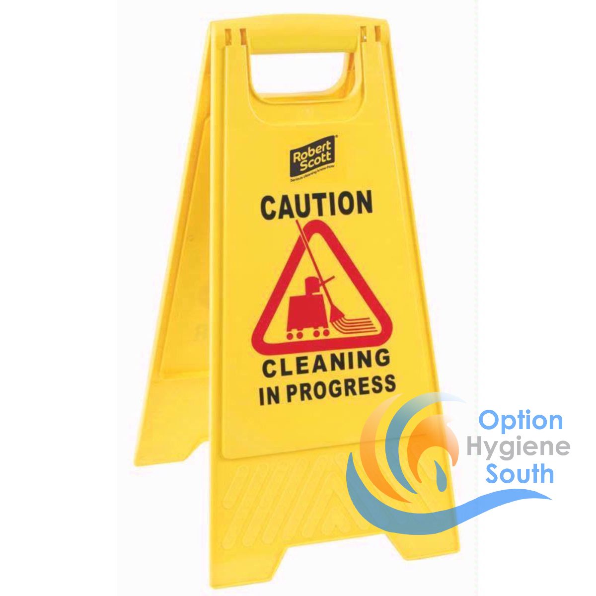 Wet floor sign A Frame - Option Hygiene South Ltd